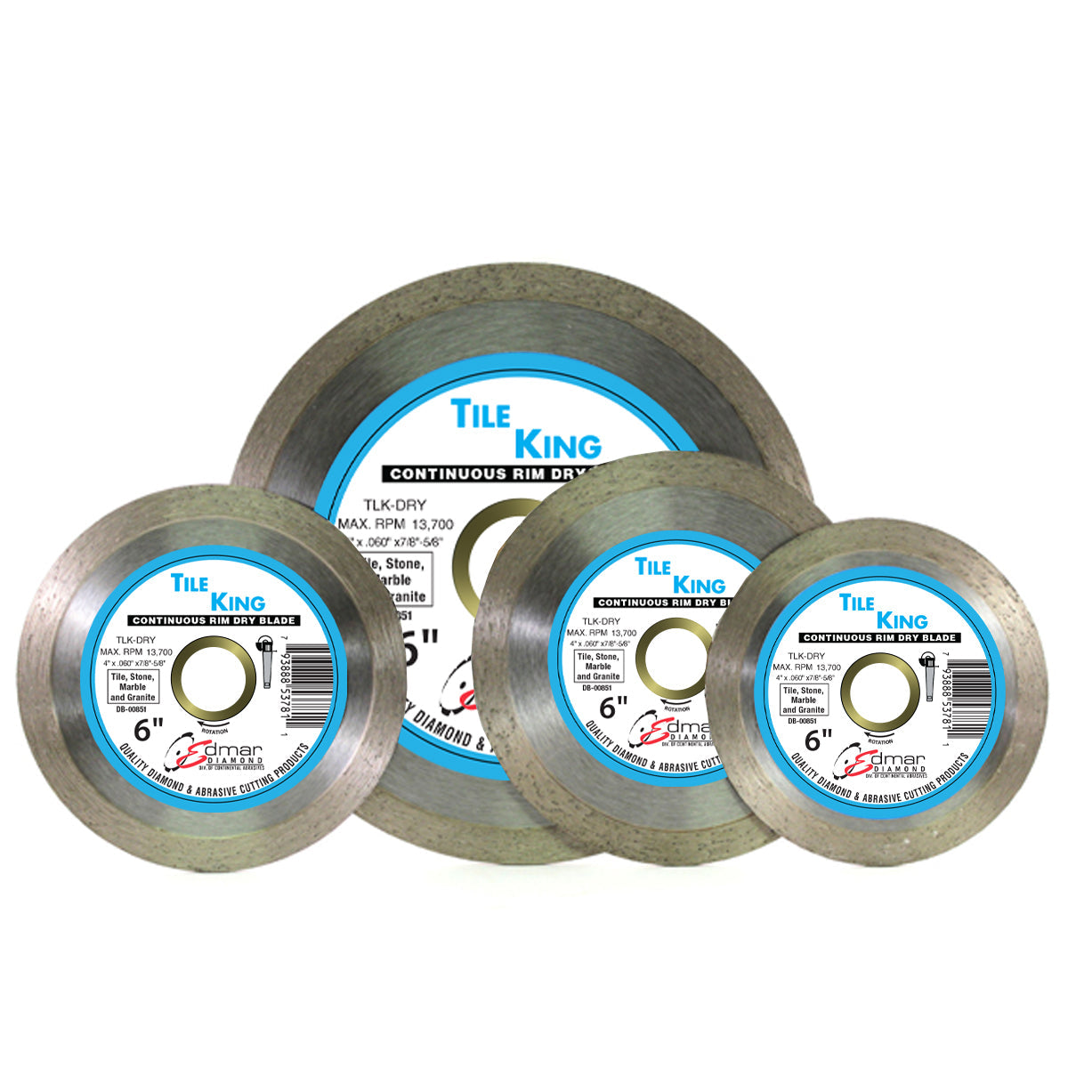 Tile King, Dry Pro - Dry/Wet Tile Blades – Diamond Blade Supply