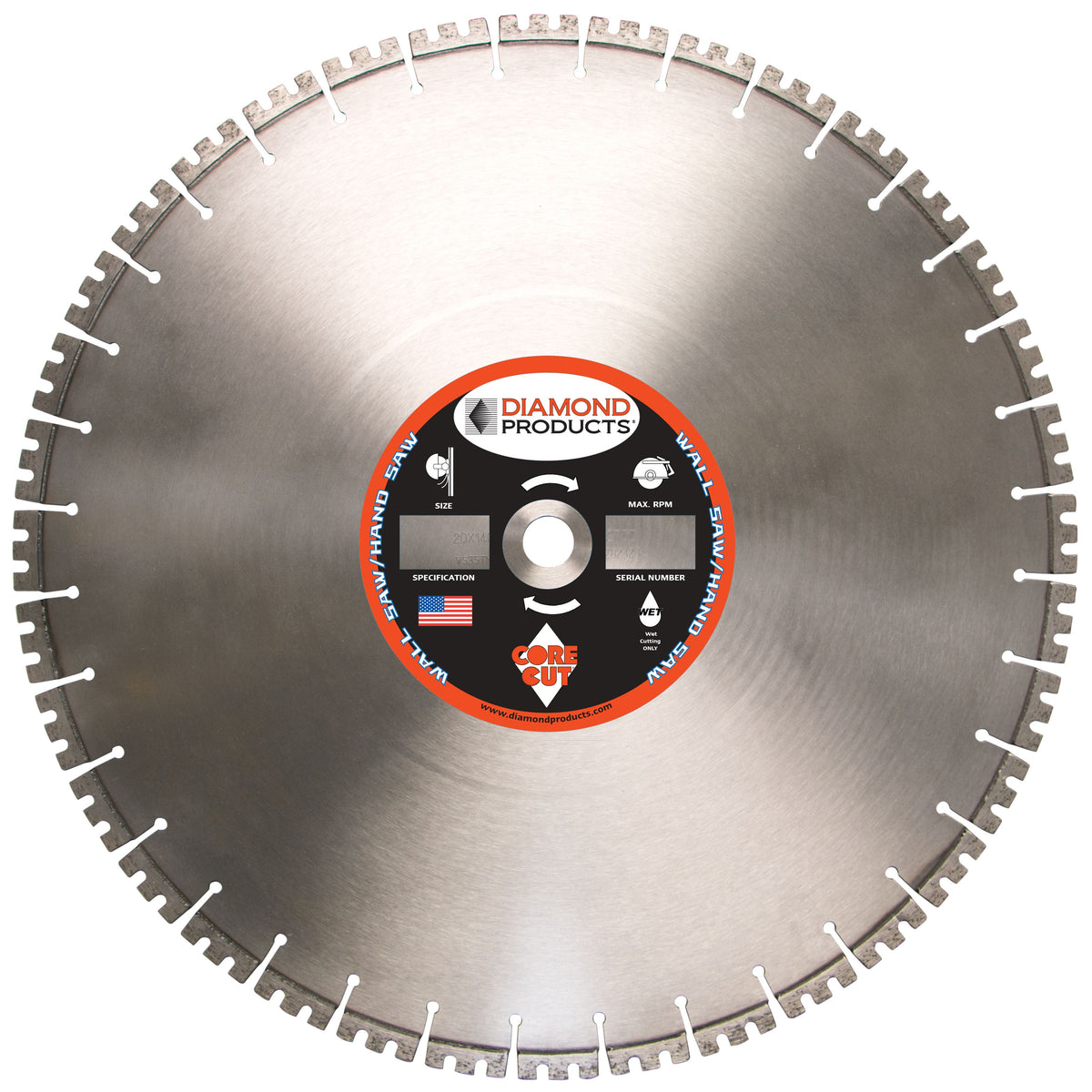 Super Premium Silver Hydraulic Hand Saw Blades, 20mm Split Segment ...
