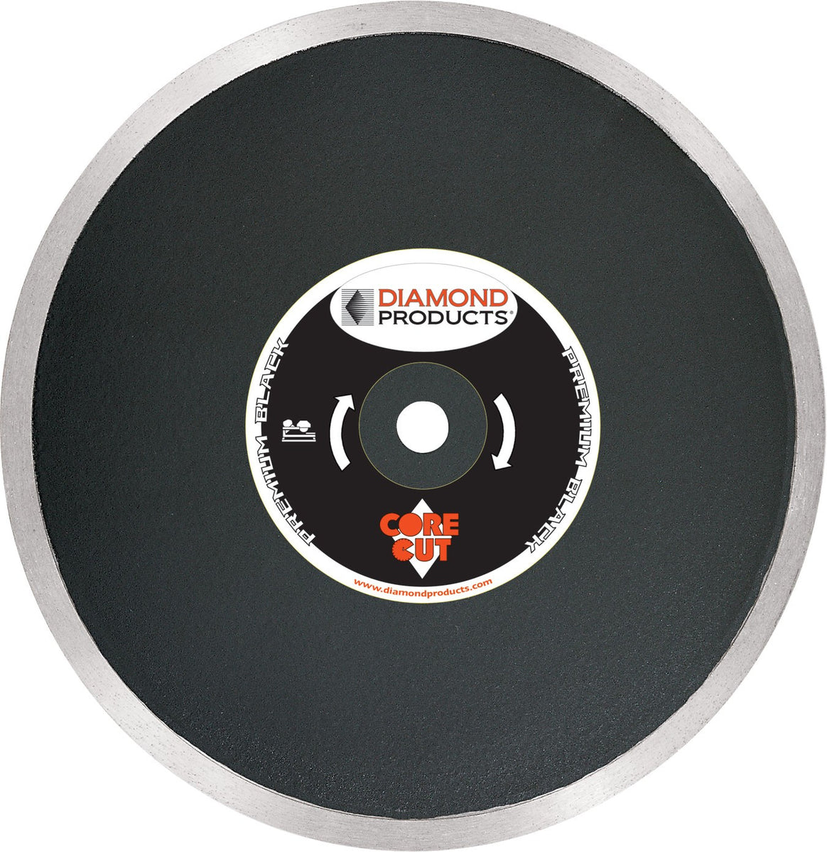 Premium Black Continuous Rim Tile Diamond Blades – Diamond Blade Supply